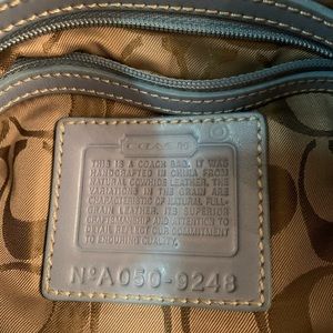 Coach | Bags | Vintage Coach Powder Blue Hobo Handbag | Poshmark